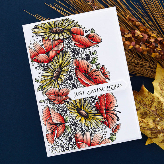 Spellbinders Sunflower Border Press Plate (BetterPress) – Craftique